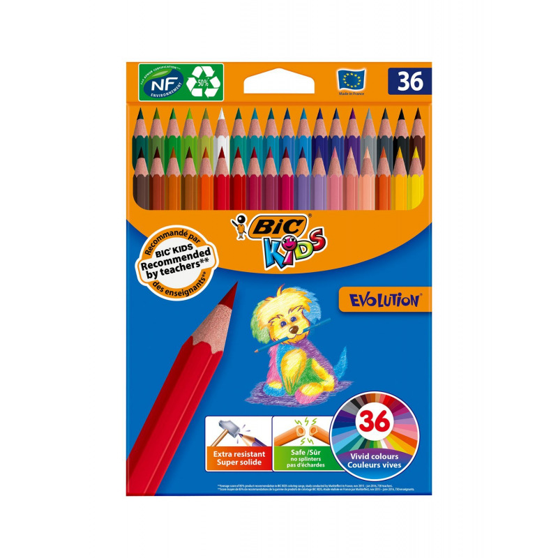 Crayons de couleur Bic Kids EVOLUTION