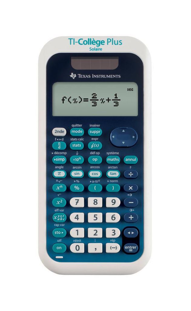 Wetenschappelijke rekenmachine TEXAS INSTRUMENTS TI-COLLEGE PLUS