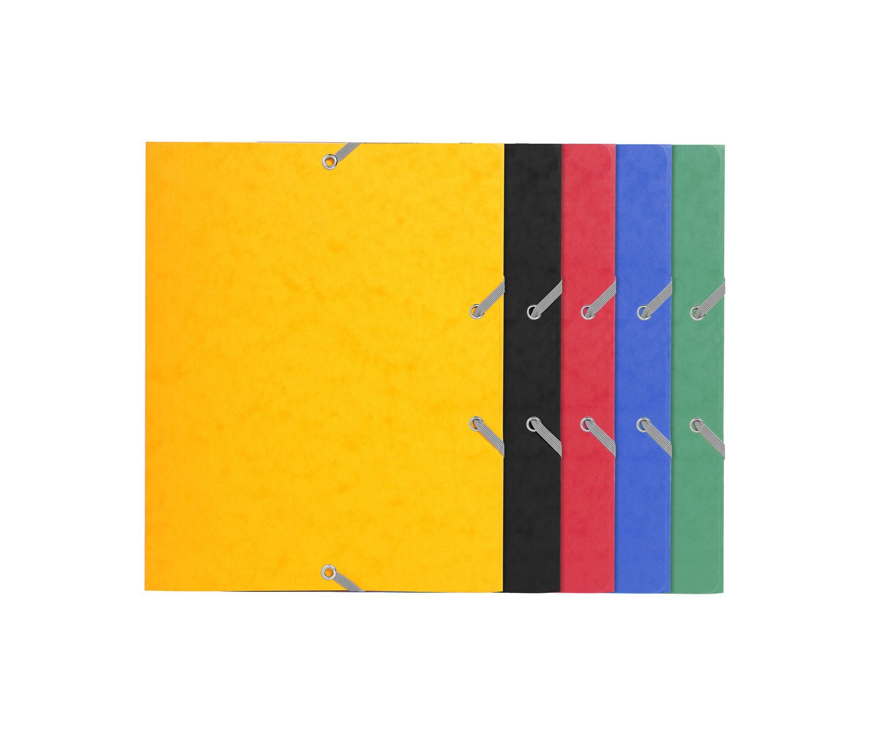 Farde à rabats et élastiques Exacompta en carton - A5