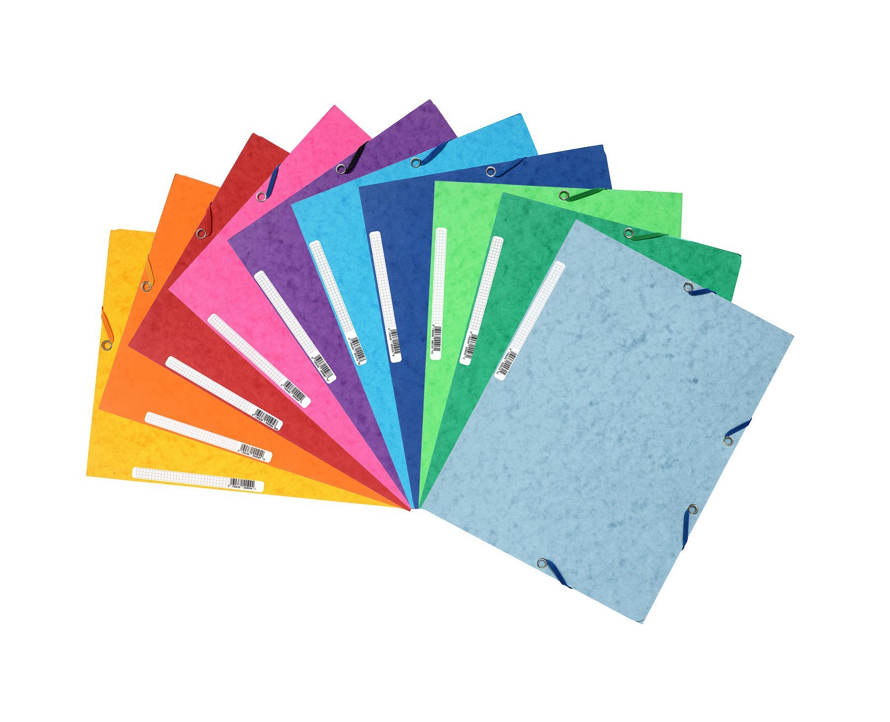 Farde à rabats et élastiques Exacompta en carton - A4