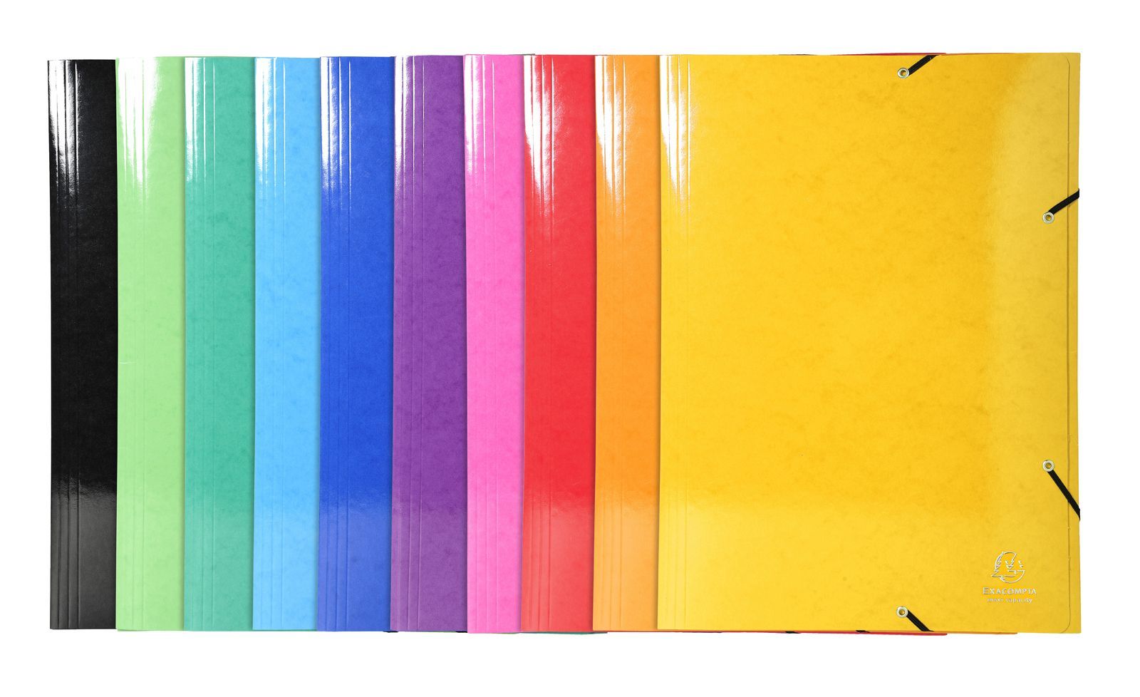 Farde à rabats et élastiques Exacompta IDERAMA en carton - A3