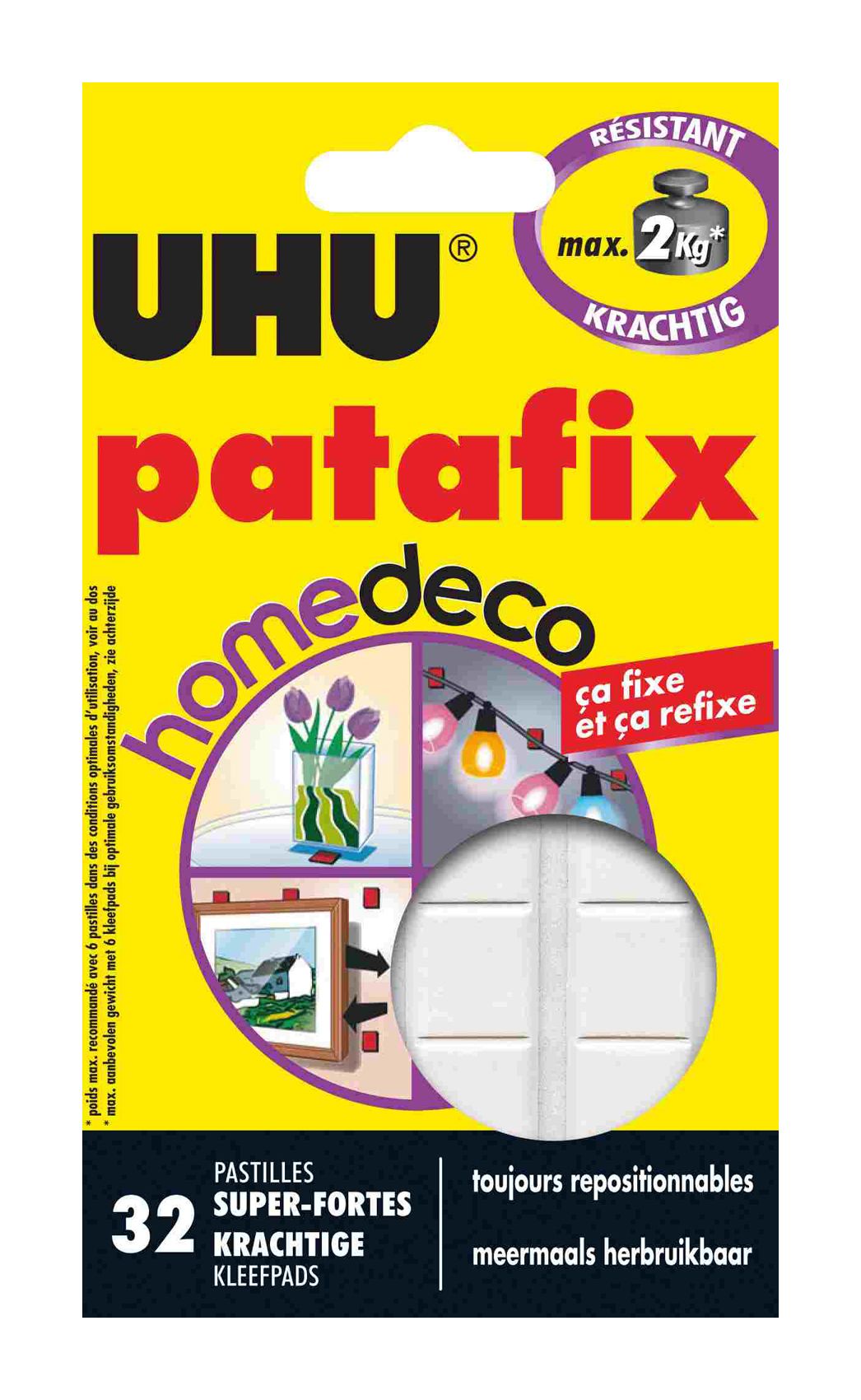 UHU PATAFIX HOME DECO kneedlijm - doosje van 32