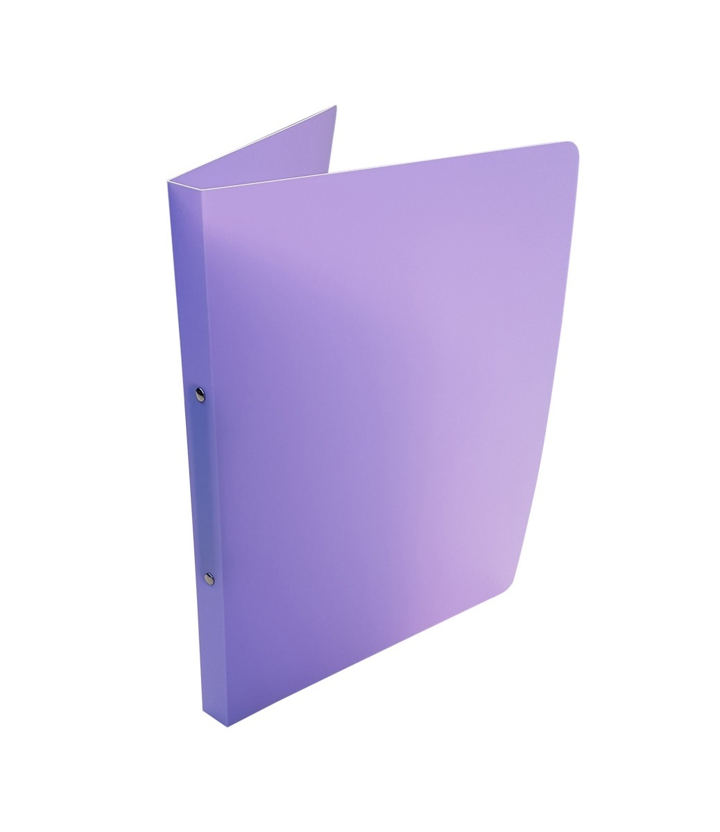 Classeur à 2 anneaux en plastique souple PASTEL - A4