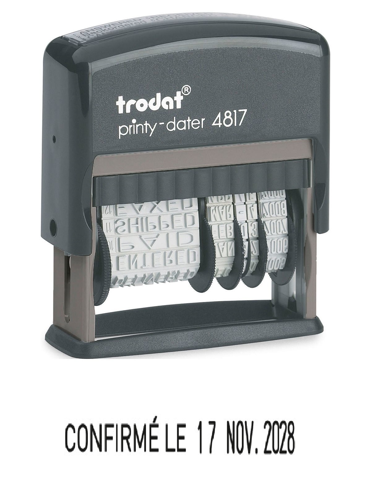 Cachet dateur multiformules TRODAT PRINTY 4817A