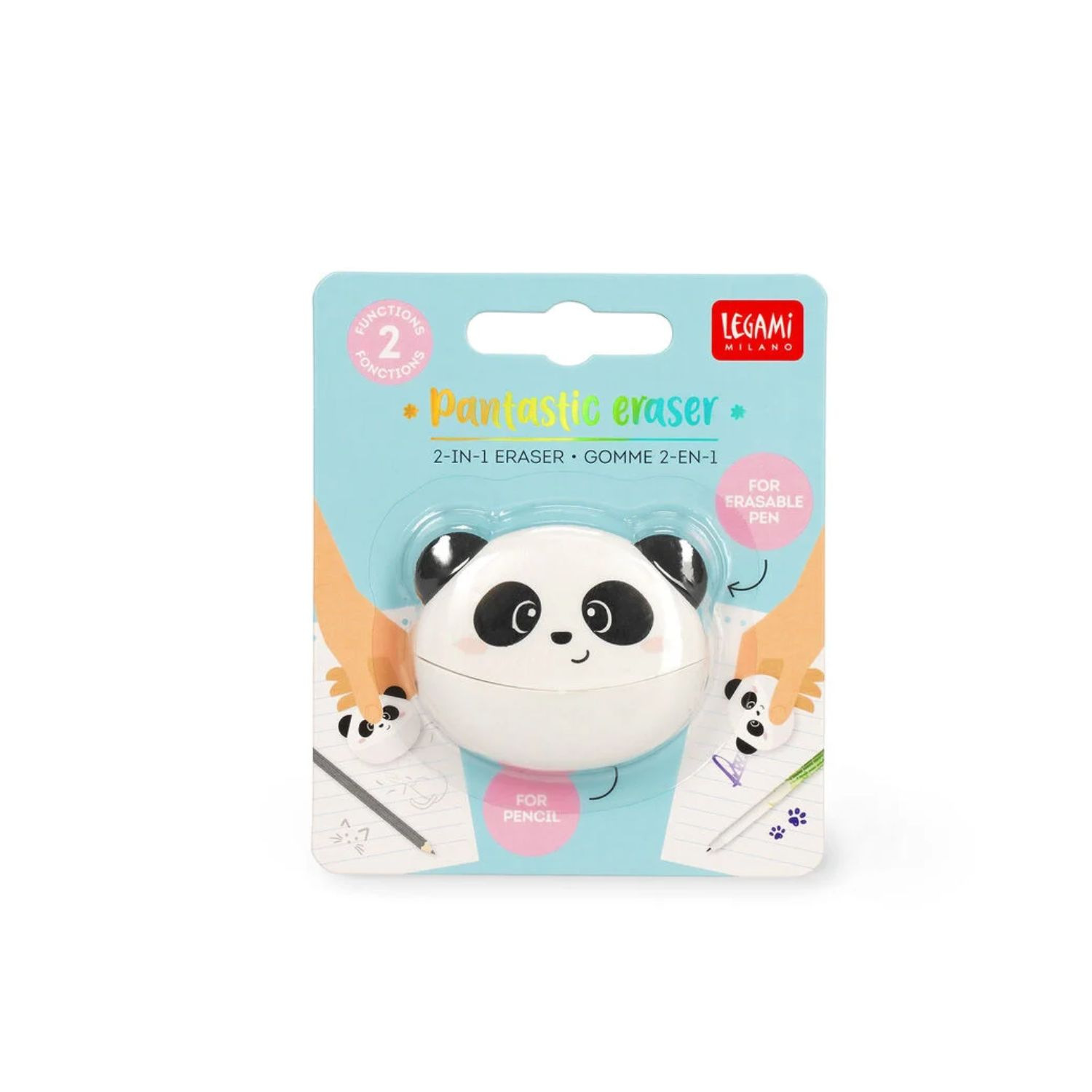 Gomme 2 en 1 LEGAMI Pantastic Eraser