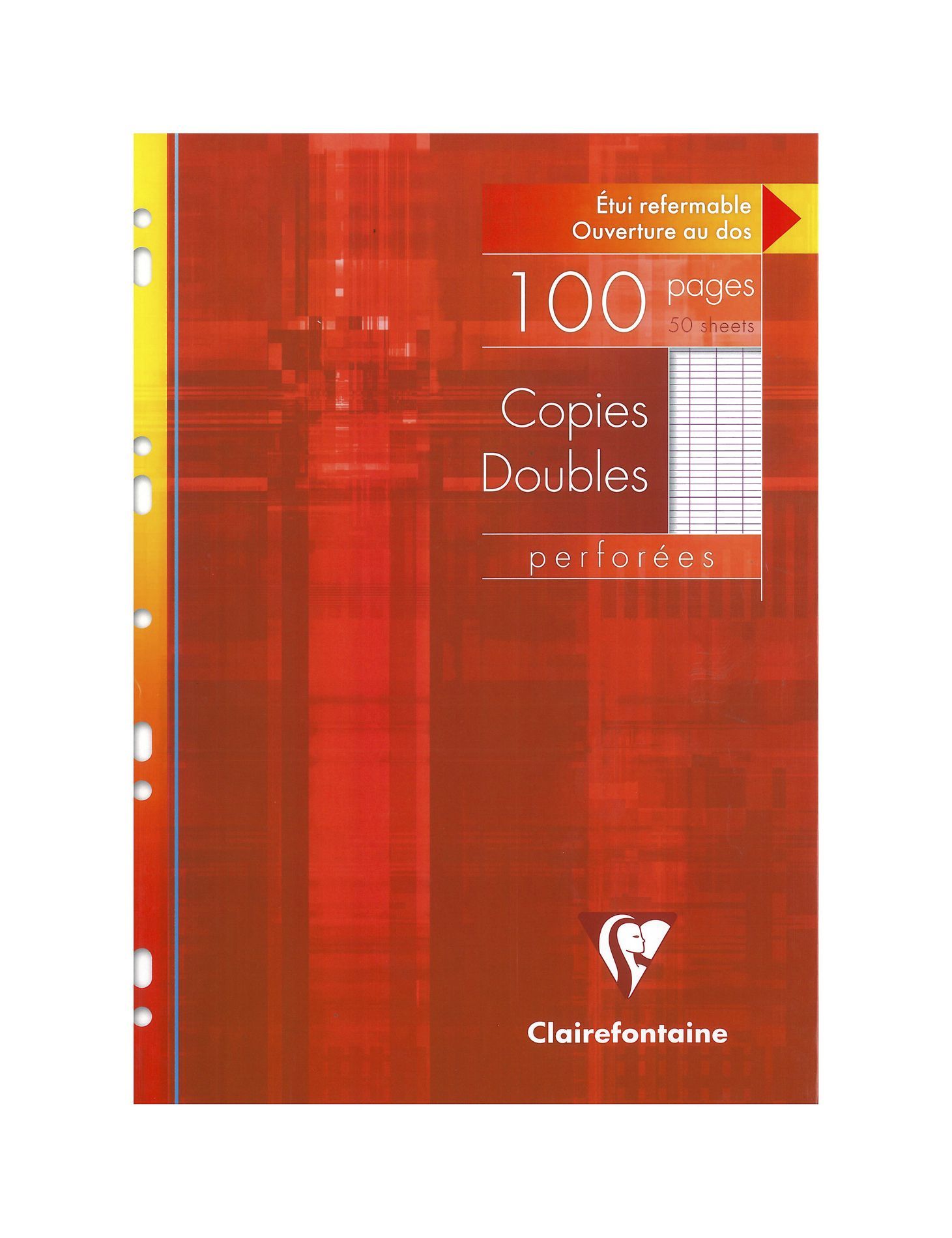 Copies doubles CLAIREFONTAINE perforées - A4 - 100 copies doubles