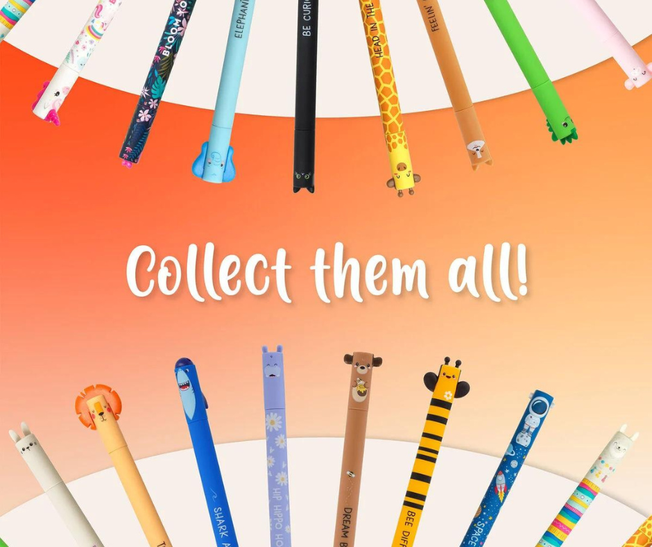 Roller à encre gel effaçable Legami